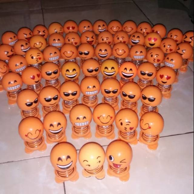 Jual Spring dol emoji LED ( bisa nyala ) | Shopee Indonesia