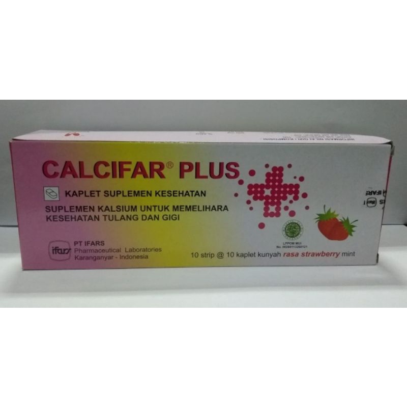 Jual Calcifar Plus isi 100 Tab(Box) | Shopee Indonesia