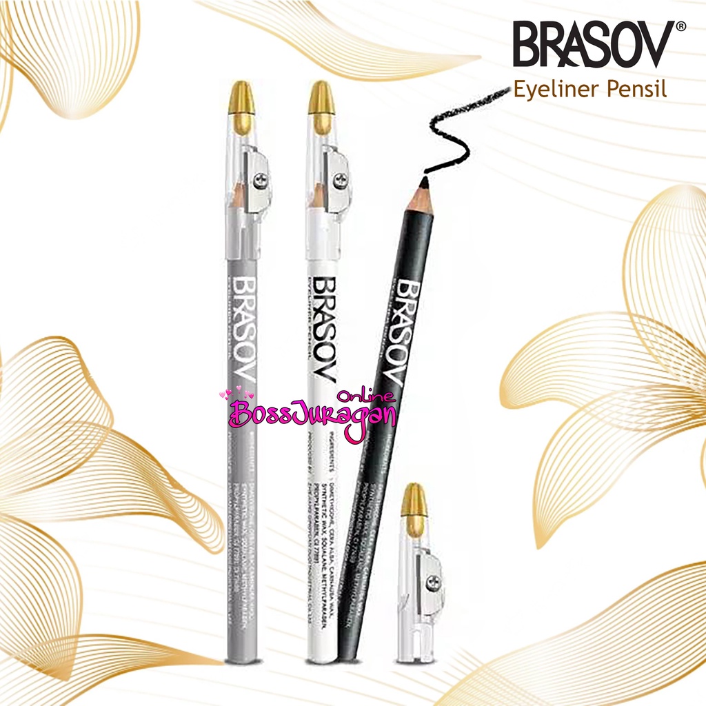 Jual (BOSS) BRASOV EYELINER PENCIL | Shopee Indonesia