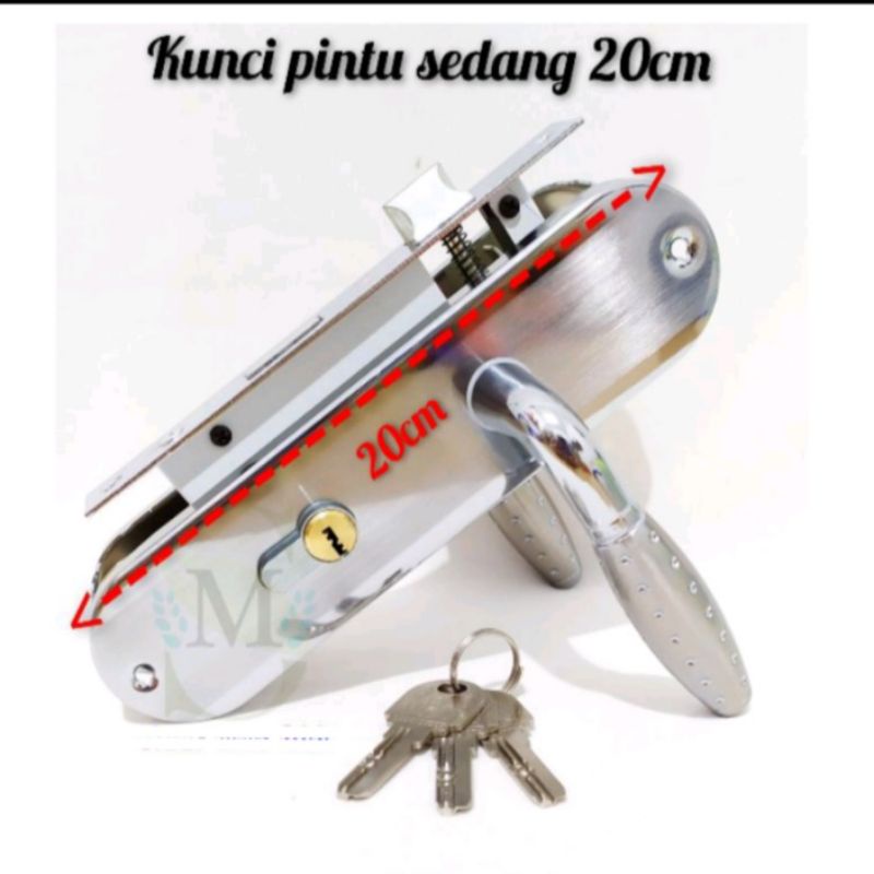 Jual Hendel Kunci Ukuran Sedang / Handle Kunci Rumah Set Tebal | Shopee ...