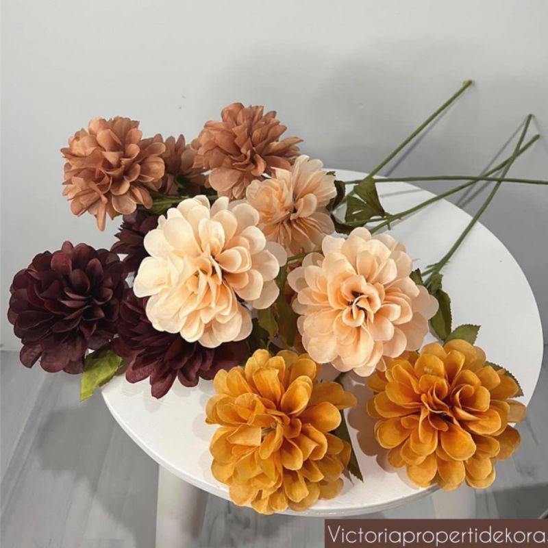 Jual Bunga Artificial Gompi 3 Kuntum | Shopee Indonesia