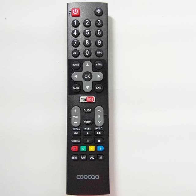 Jual REMOT/REMOTE TV COOCAA LCD/LED/SMART TV ANDROID YOUTUBE ORI ...