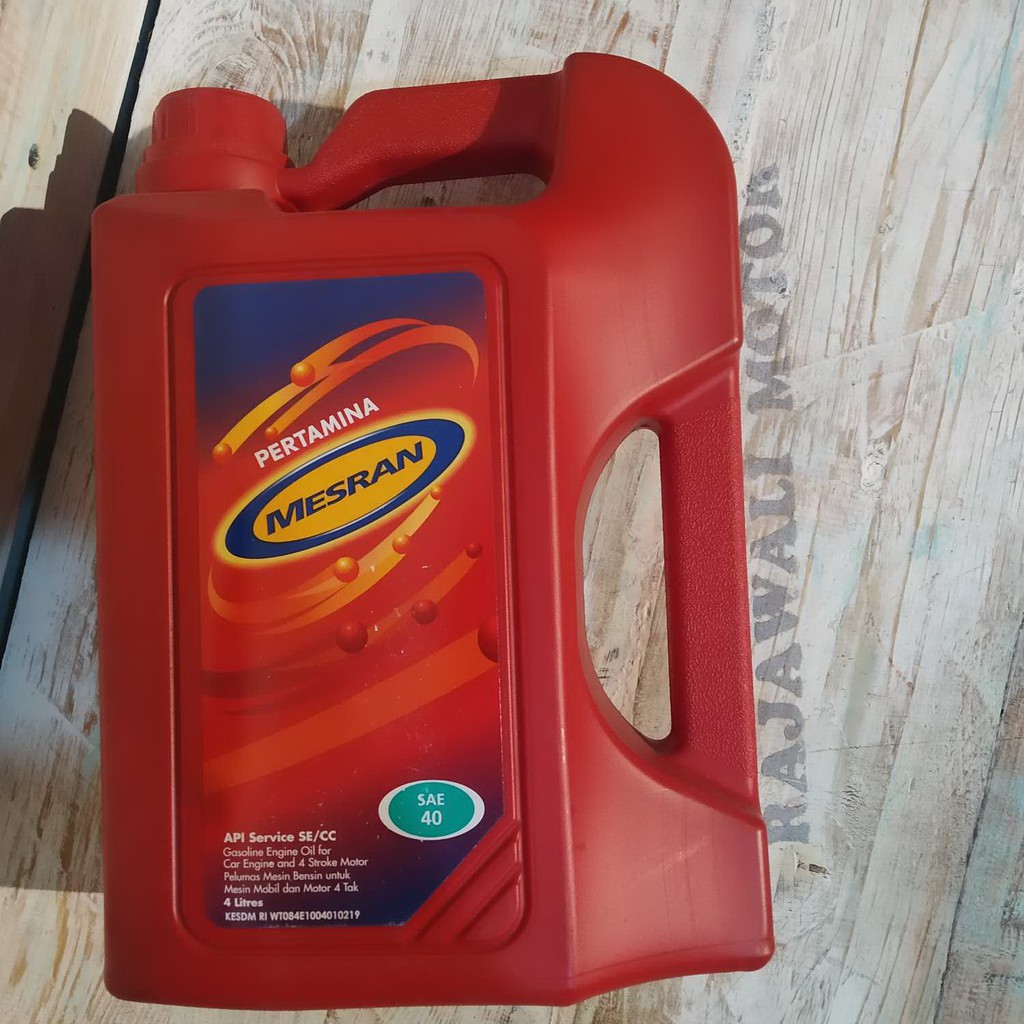 Jual OLI PERTAMINA MESRAN SAE 40 4L | Shopee Indonesia