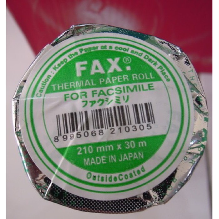 Jual Kertas Fax 210 x 30 meter Merek FAX Original | Shopee Indonesia