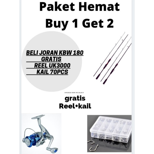 Jual DISKON COD Set Joran Pancing Kekuatan 20kg Joran Pancing 180cm | Shopee Indonesia