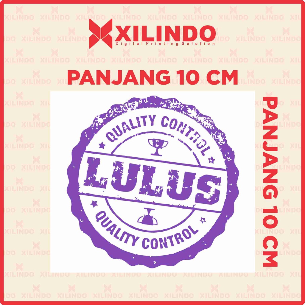 Jual STIKER STICKER STEMPEL LULUS TRANSPARAN UNTUK XBANNER WISUDA ...
