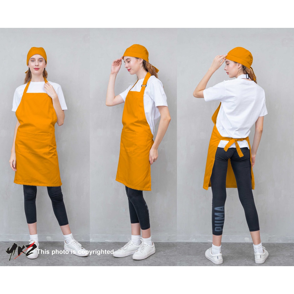 Jual APRON POLOS HITAM APRON STANDART FOR BARISTA /RESTO/CAFE/WAITERS ...