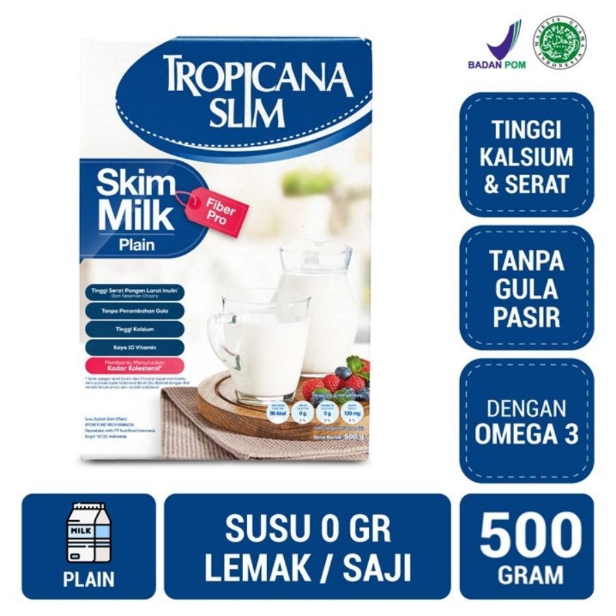 Jual Tropicana Slim Susu High Fiber Chocolate 500gr - Susu Tanpa ...