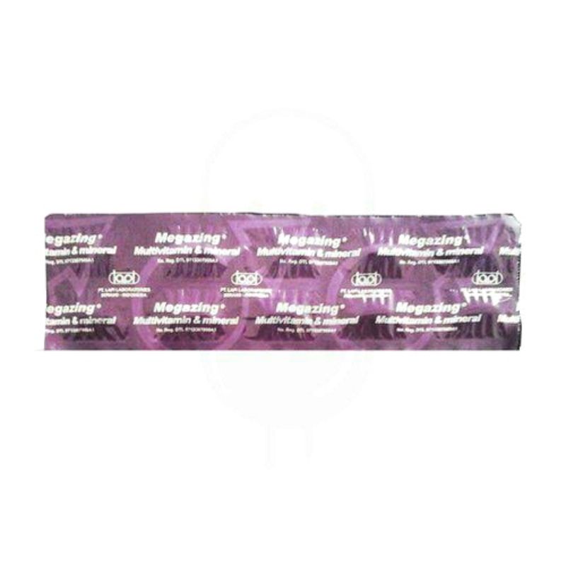 Jual megazing multivitamin & mineral 10's 10tablet 10kaplet 10 tab ...