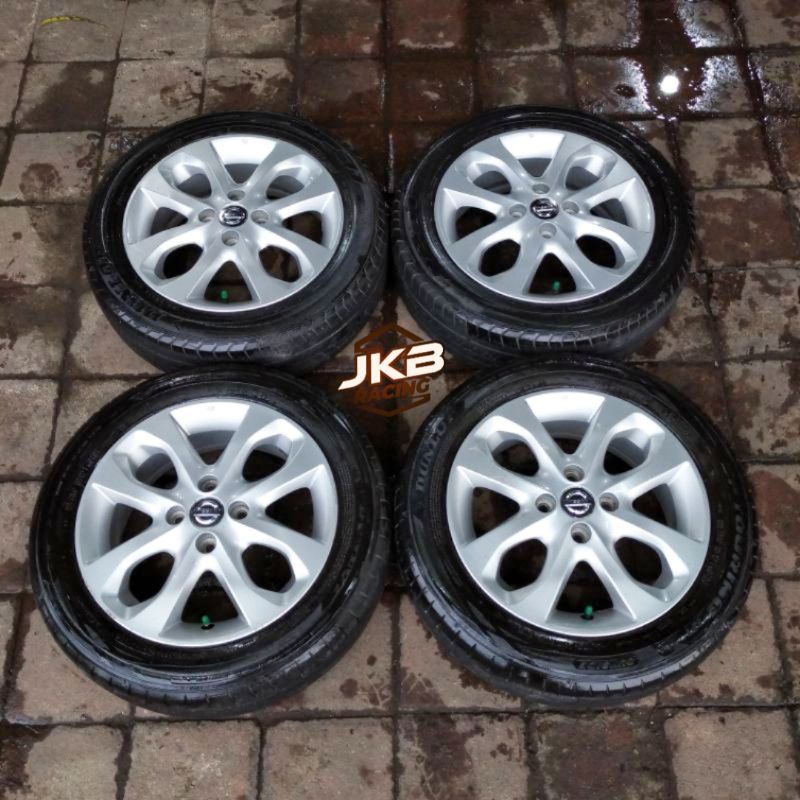Jual VELG MOBIL BEKAS | STANDAR NISSAN MARCH R15 BAUT 4X100 + BAN 2PCS ...