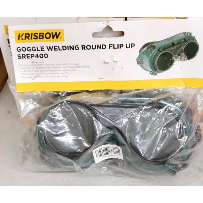 Jual KACA MATA LAS KRISBOW FLIP UP BUKA TUTUP / KACAMATA PELINDUNG LAS ...