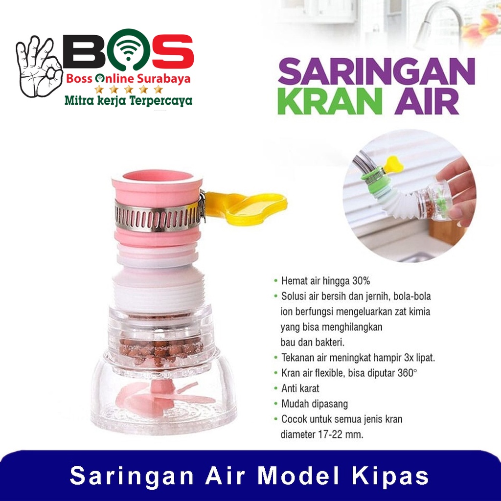 Jual Alat Saringan Kran Air Penyaring Air Kran Bentuk Kipas Kincir ...