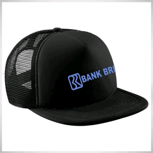 Jual Topi Trucker Jaring Hat Distro BANK BRi RAKYAT iNDONESiA polos ...