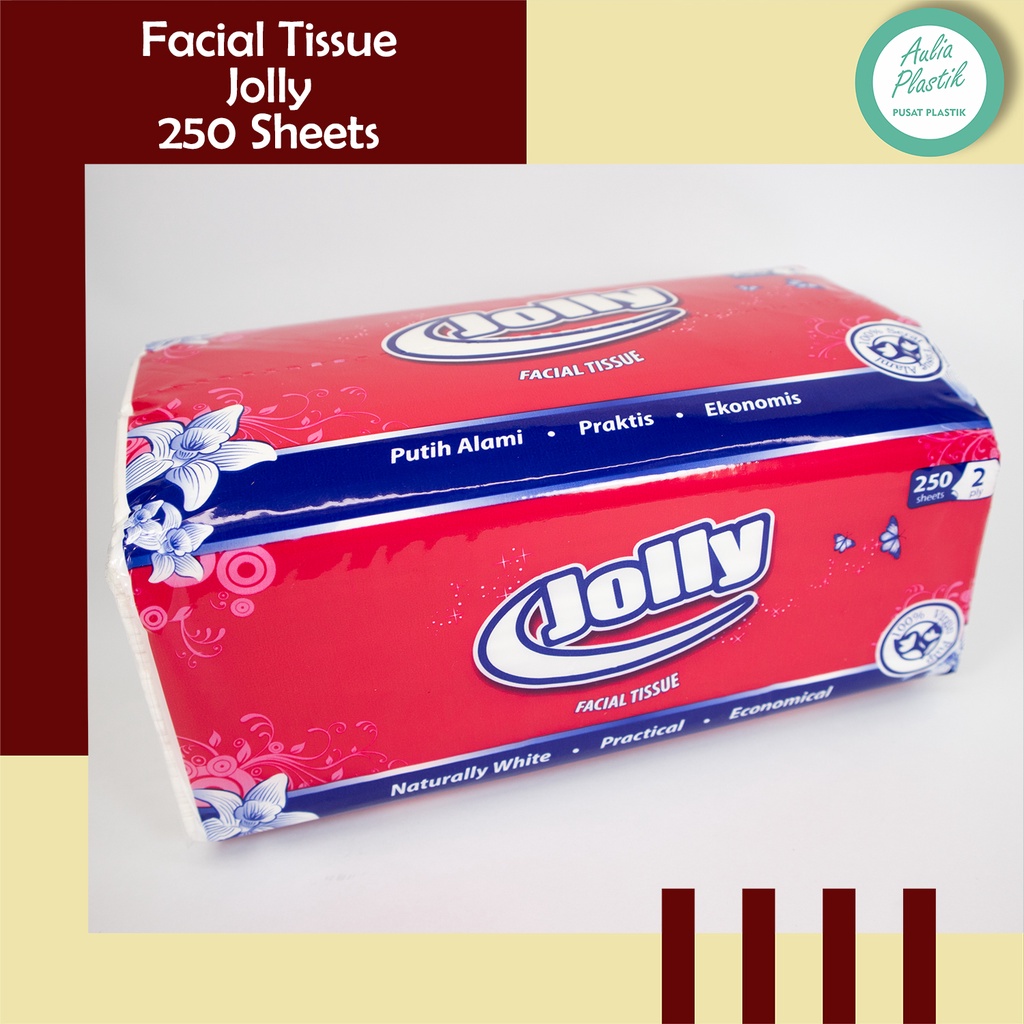 Jual Tisu Jolly Facial Tissue 250 Sheets 2 Lapis | Shopee Indonesia