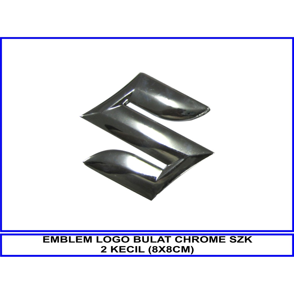 Jual EMBLEM LOGO BULAT CHROME SZK 2 KECIL (8 cm x 8 cm) | Shopee Indonesia