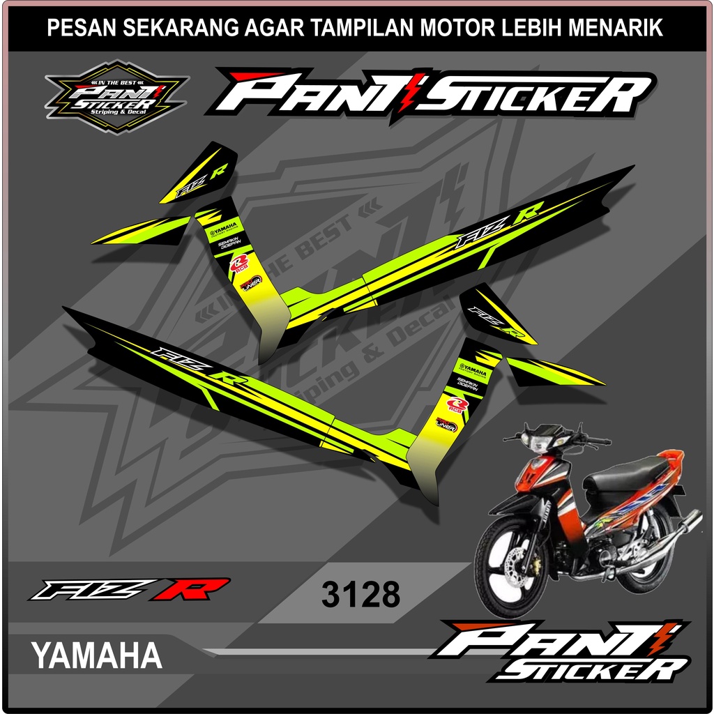 Jual Stiker Striping Fiz R Desain Racing Variasi List - Striping Fiz R ...
