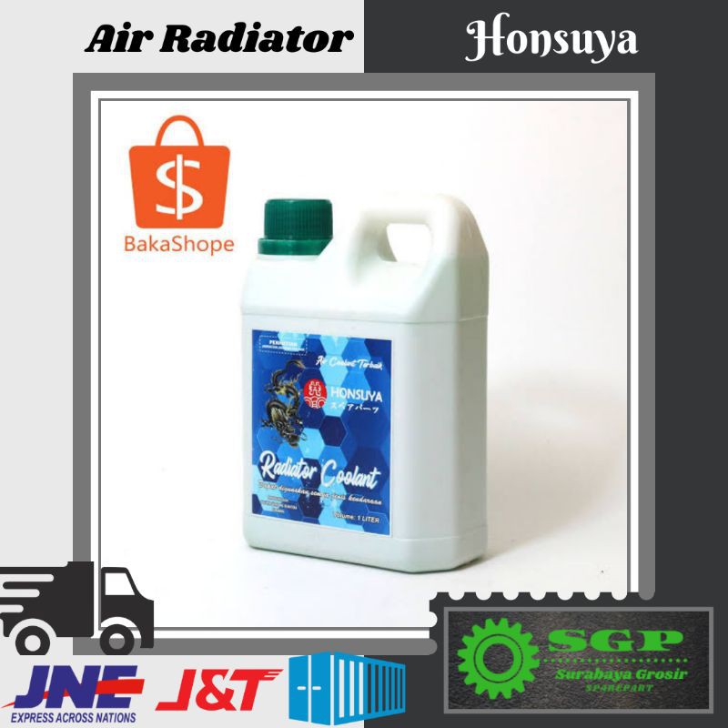 Jual [1doz] AIR RADIATOR HONSUYA 1Lt isi 24 botol etalase khusu grosir ...