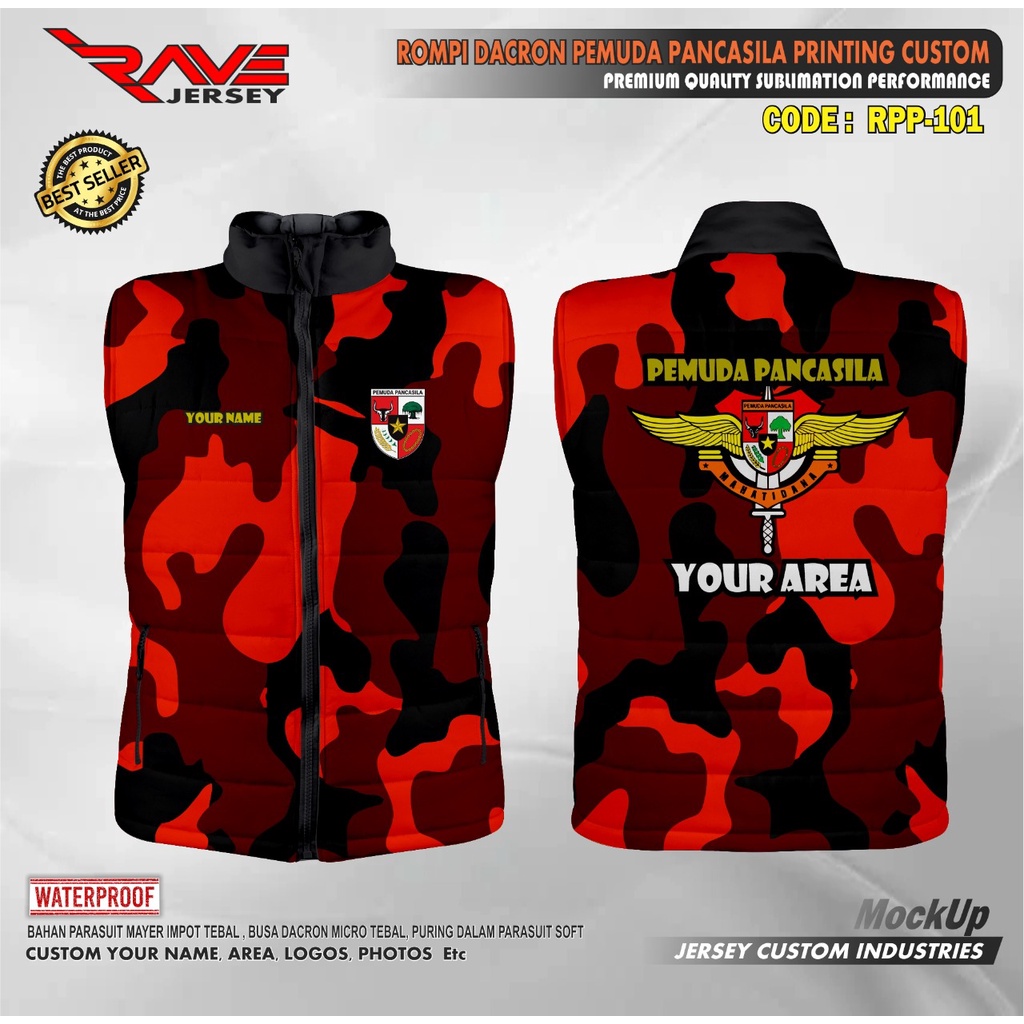 Jual ROMPI PUFFER/DACRON/GELEMBUNG PEMUDA PANCASILA PP SESI 1 FULL ...