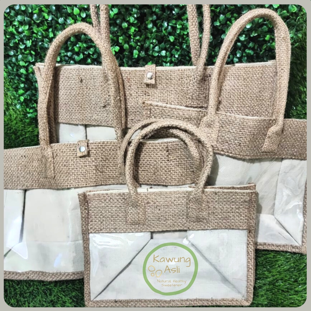 Jual Tas Karung Goni Mika Keranjang Tote Bag bisa Hampers Goodie Bag ...