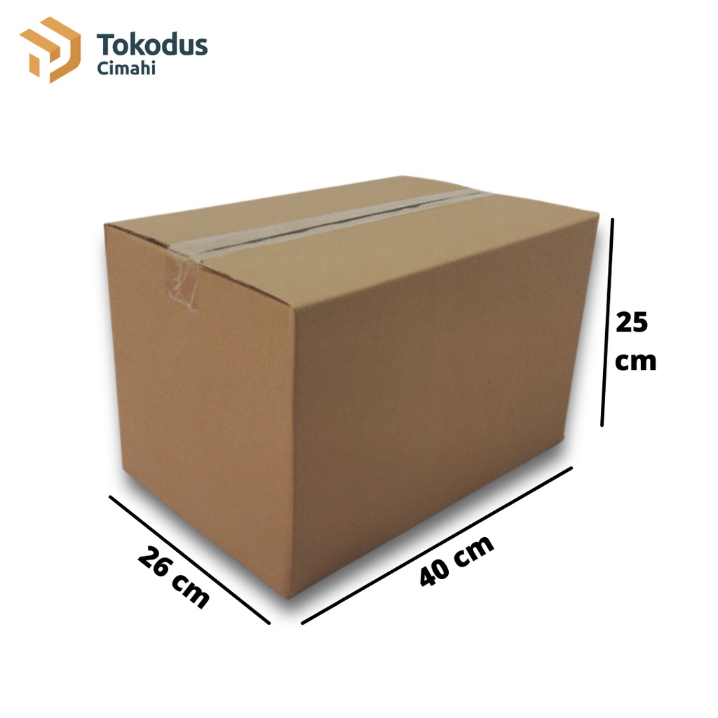 Jual Kotak Box Polos 40 x 26 x 25cm Ukuran Dus Indomie Tebal dan Kokoh ...