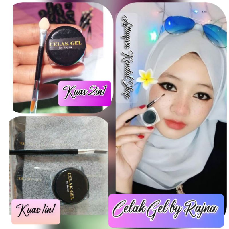 Jual Celak Gel by Rajna /Celak Muslimah Halal Gel Hitam (Bisa COD ...
