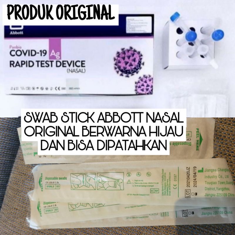 Jual Swab Antigen Abbott Bioquick atau Fastclear Biosensor Nasal Box ...