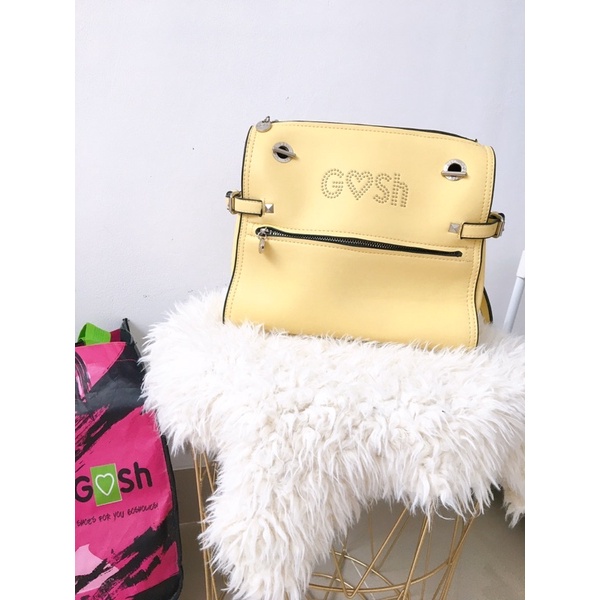 Jual GOSH ORIGINAL STORE YELLOW TAS BRANDED EX KADO | Shopee Indonesia