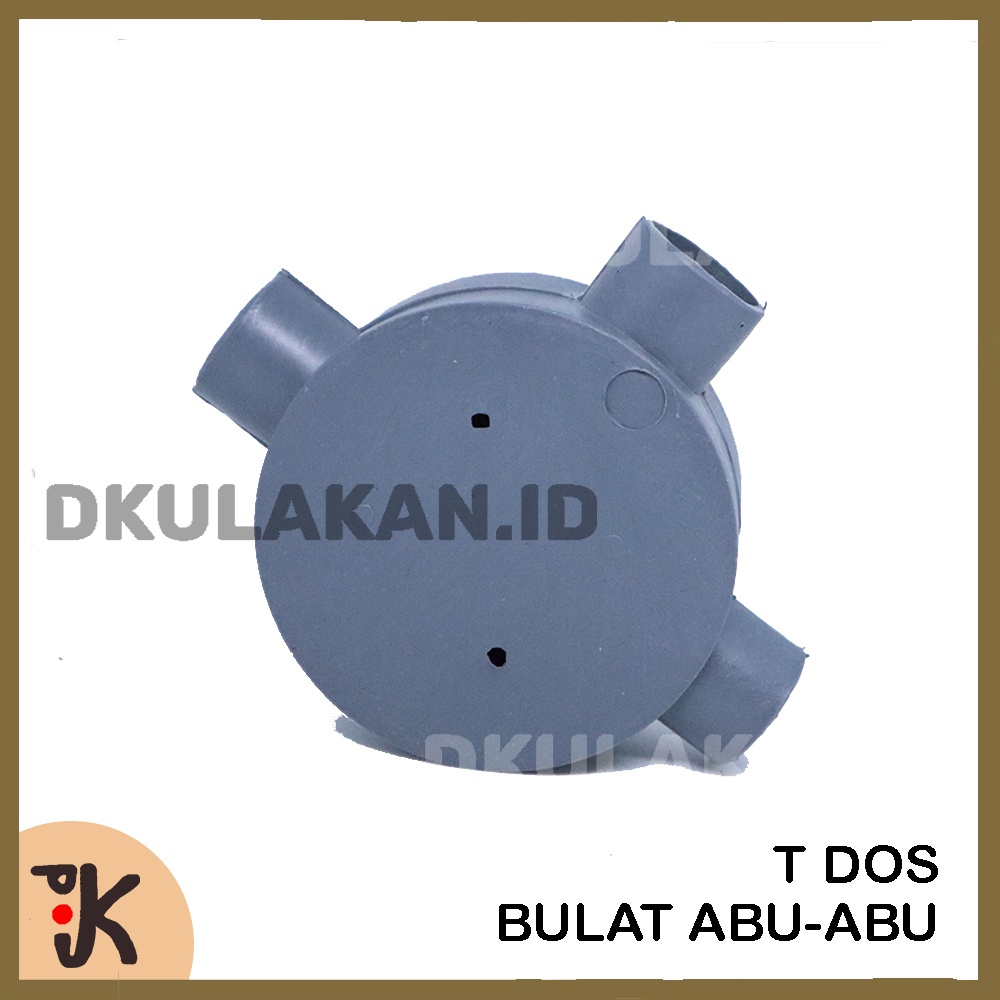 Jual T DOS / T DUS BULAT 5/8 ABU - ABU 3 CABANG | Shopee Indonesia
