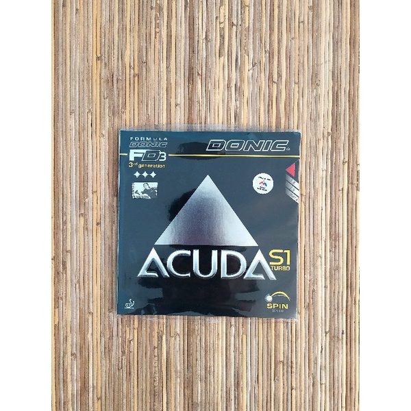 Jual Donic Acuda S1 Turbo Karet Bet Tenis Meja Pingpong | Shopee Indonesia