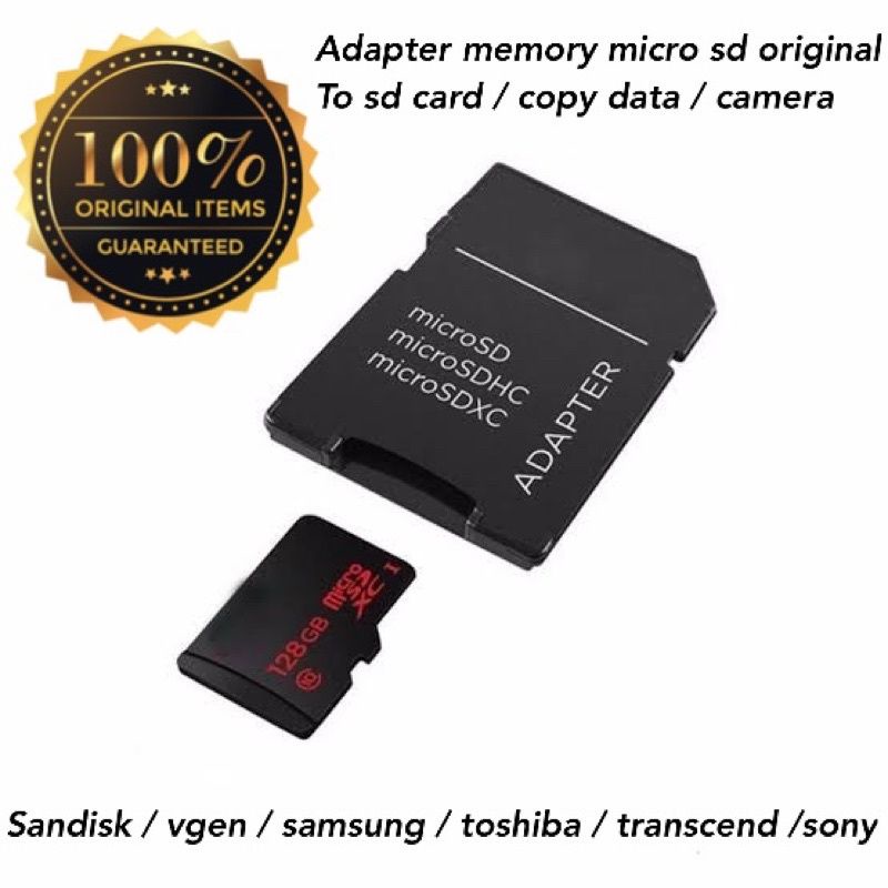 Jual Adapter Memori Card Adaptor Memorycard Adapter Micro SD | Shopee ...