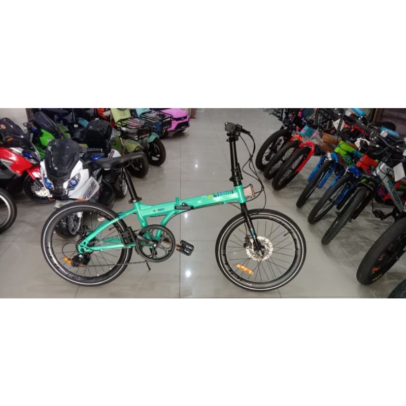 Jual SEPEDA LIPAT ELEMENT FOLD X 8 SPEED HI-TEEN STEEL HYDRAULIC ...