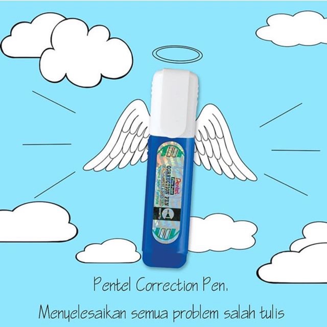 Jual Tipe-x Cair / Correction Pen Pentel ZL31-W | Shopee Indonesia