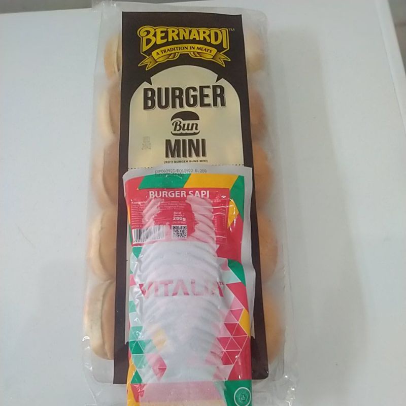 Jual Bernardi Burger Mini 20 pcs ( paket ) | Shopee Indonesia