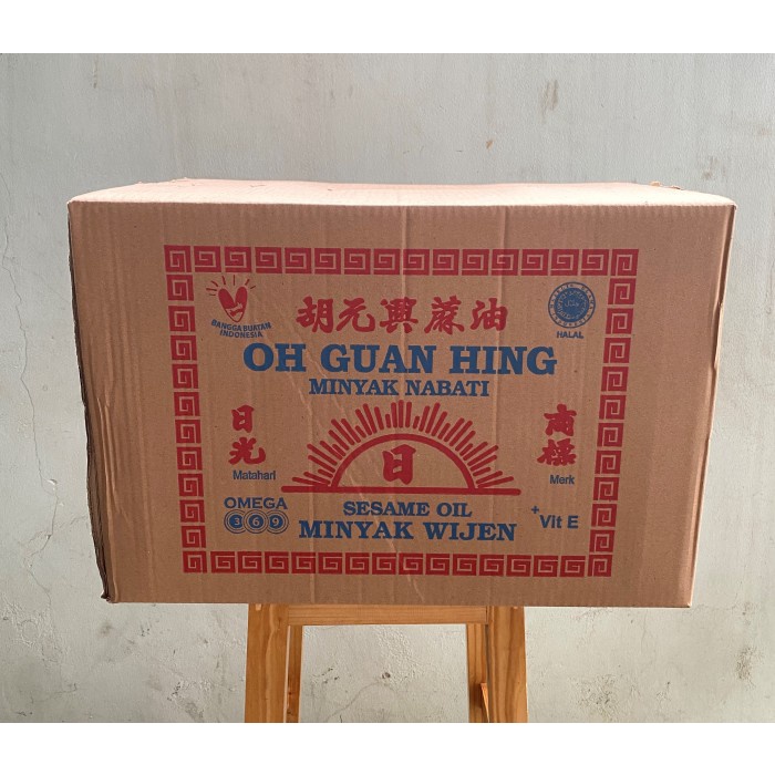 Jual Minyak Wijen Oh Guan Hing Sesame Oil (24 x 600 ml) Karton Dus ...