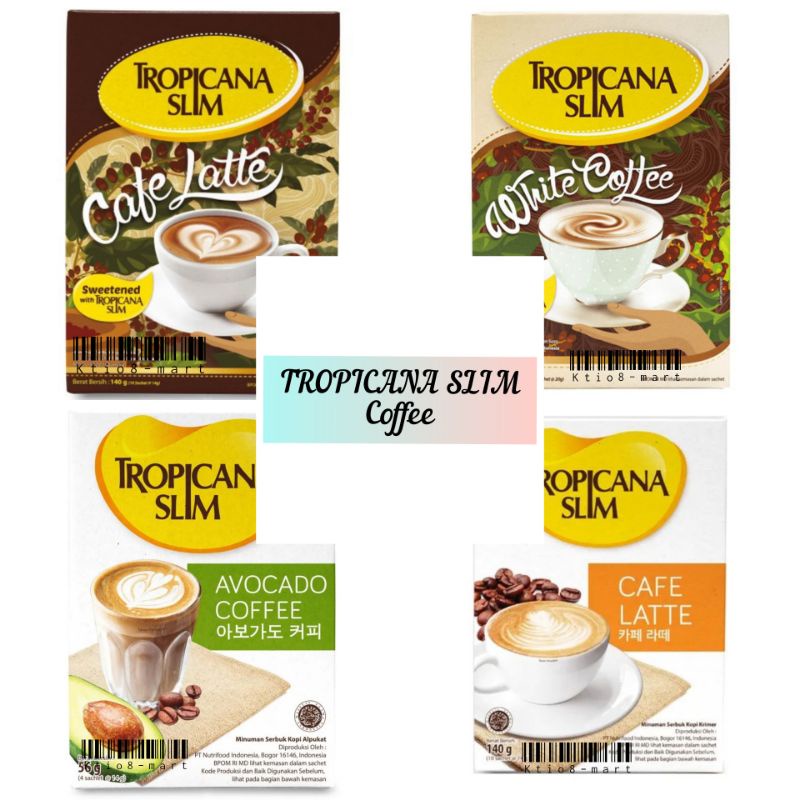 Jual Tropicana Slim White Coffee / Cafe Latte Sweetened / Cafe Latte ...