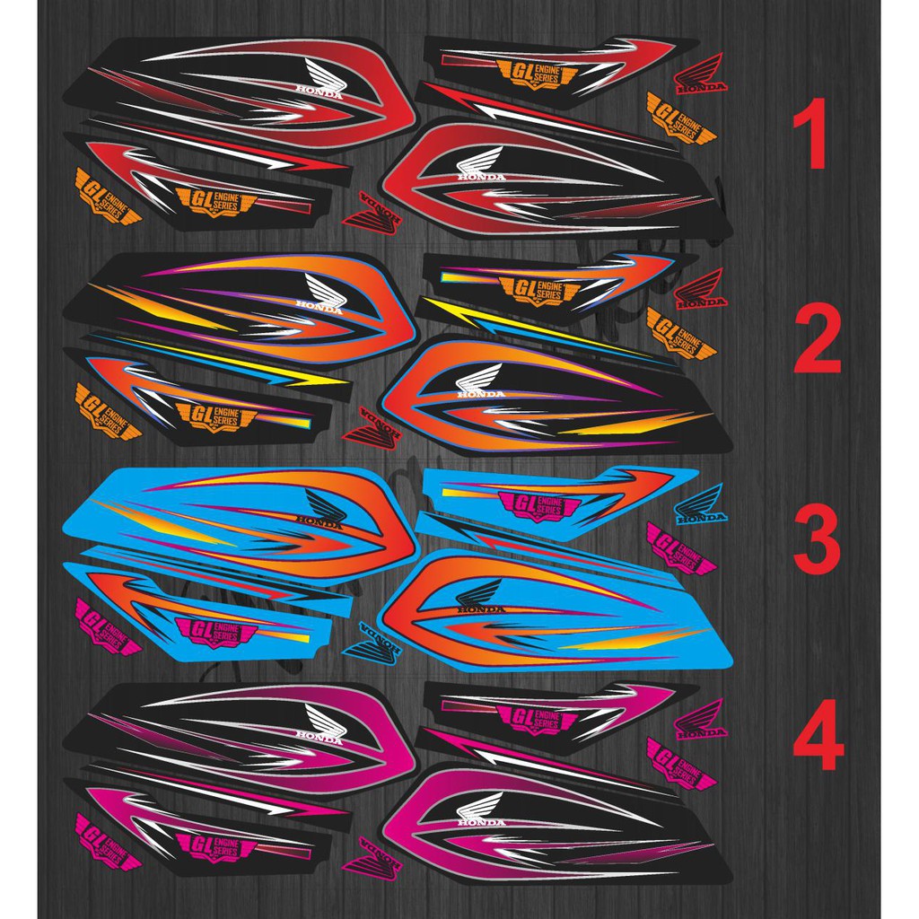 Jual STIKER STRIPING DECAL GL PRO | Shopee Indonesia