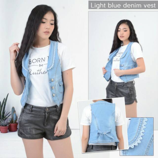 Jual Rompi Jeans/Rompi Wanita/Rompi Cewek/ Rompi Fashion/Rompi Anak ...