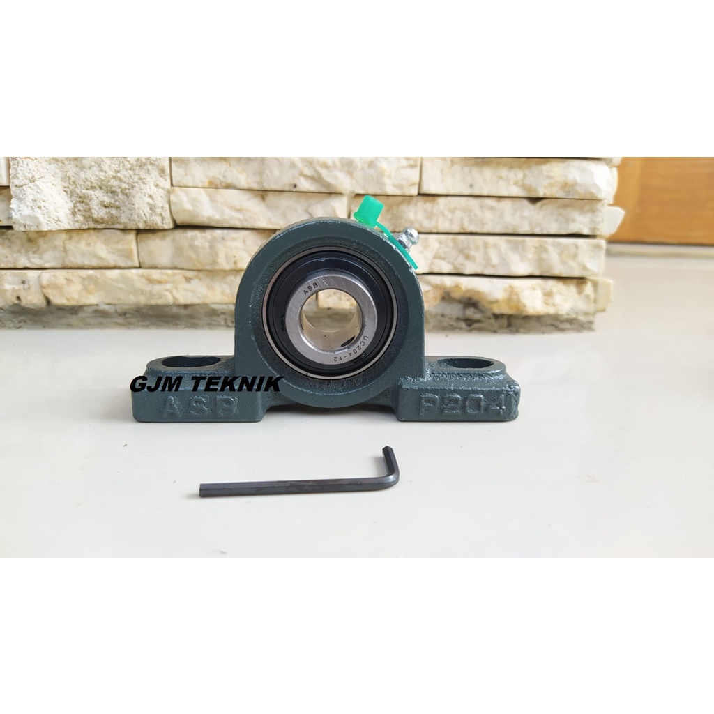 Jual Laker Duduk-Pillow Block-Bearing Duduk ASB UCP 204-12 As 19mm | Shopee Indonesia
