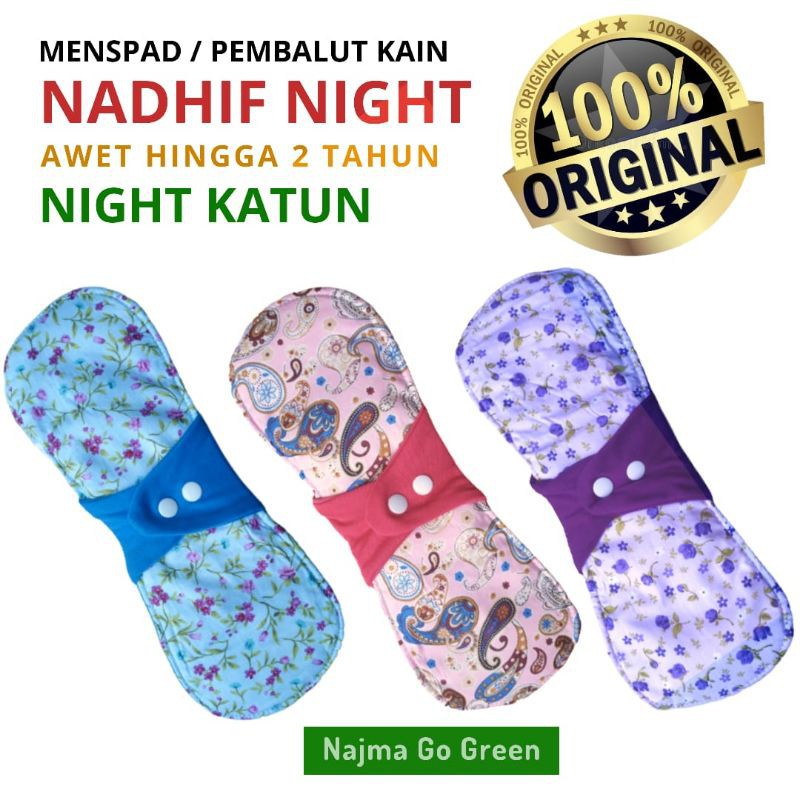 Jual Pembalut Kain Menspad Nadhif Day Night Mix Grosir (Khusus Reseller ...