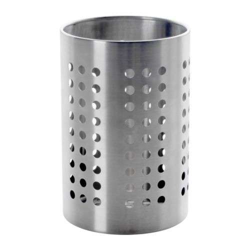 Jual Tempat sendok peralatan dapur berlubang Stainless Steel 18 cm ...