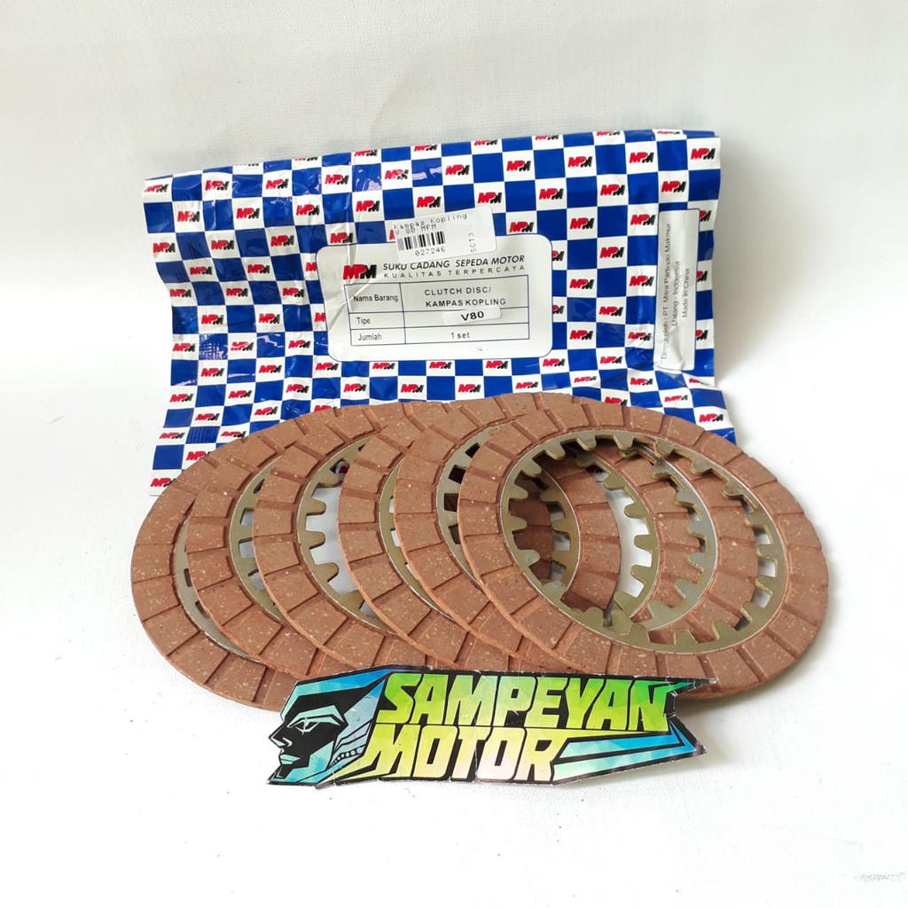 Jual Kampas kopling Clutch V80 A100 S90 FR80 RC 100 RX King RXS RXZ GL Pro Neotech MPM | Shopee ...