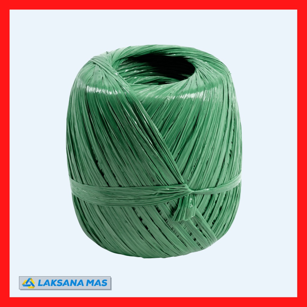 Jual Tali Rafia Plastik Laksanamas Merek Lonceng Warna Merah/Biru ...