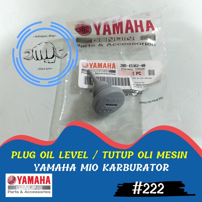 Jual PLUG OIL LEVEL , TUTUP OLI MESIN YAMAHA MIO SPORTY ORIGINAL ...