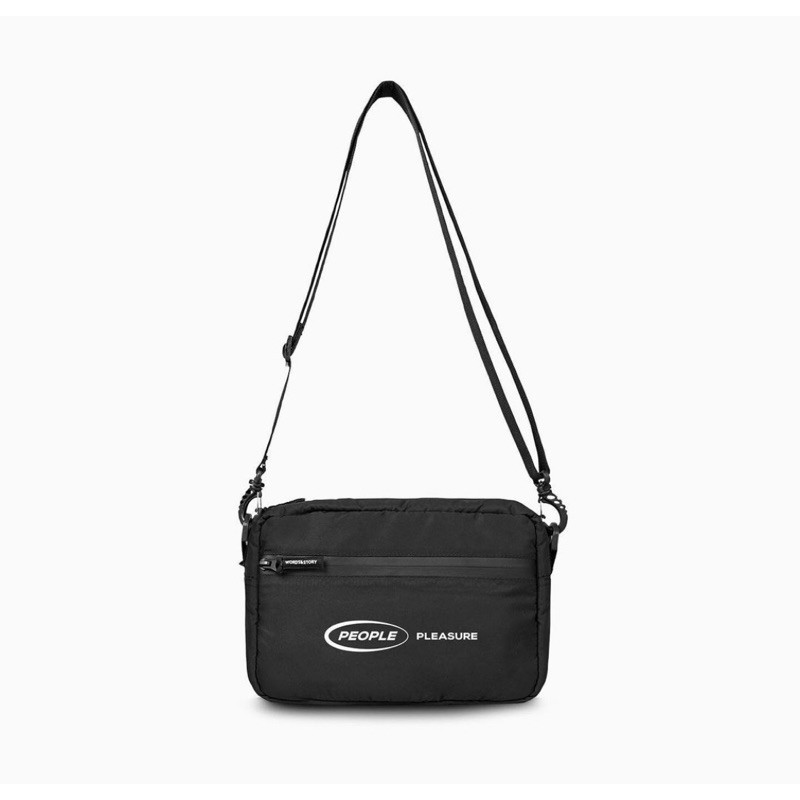 Jual POPCULINE - SLINGBAG BLACK - ORIGINAL | Shopee Indonesia