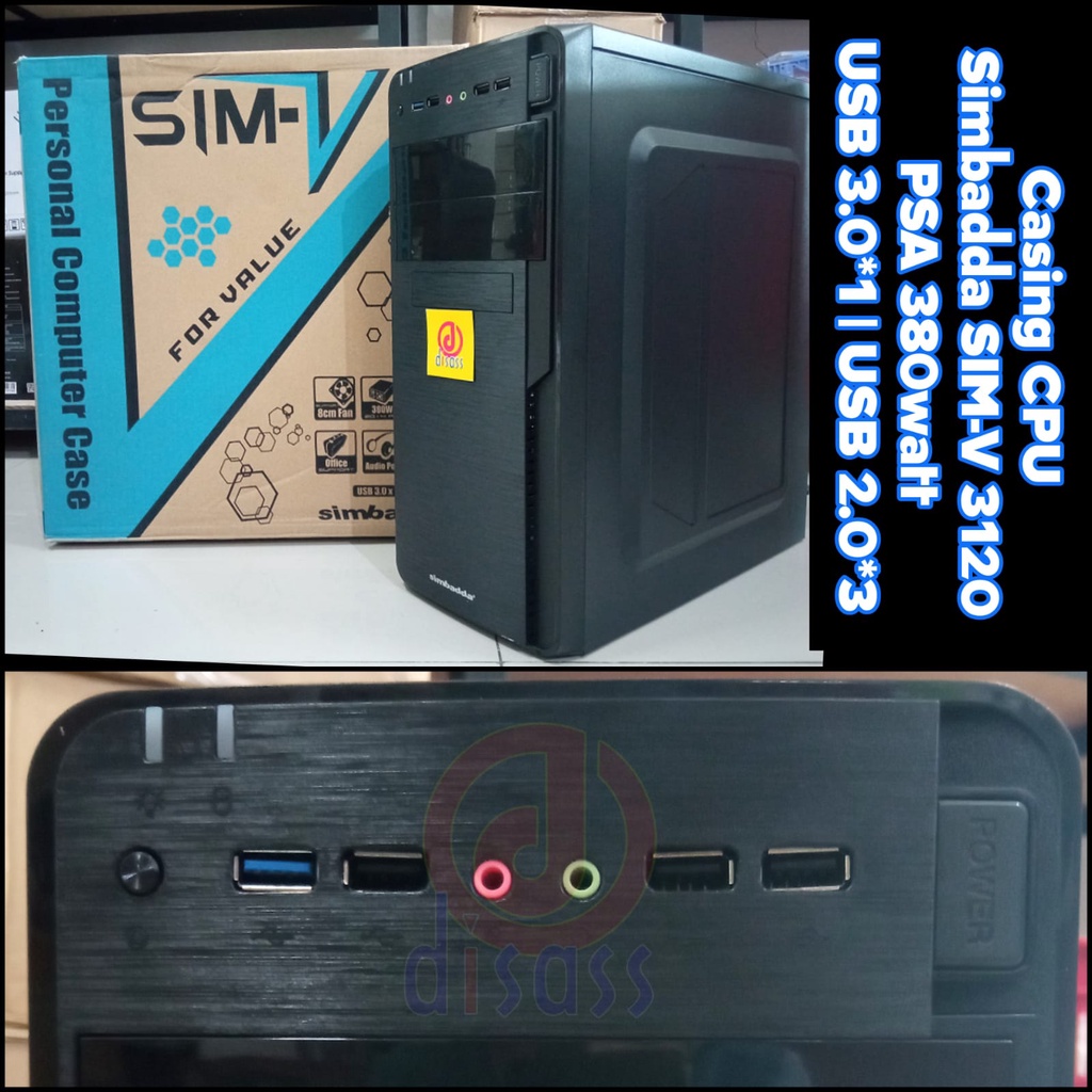 Jual CASING PC SIMBADDA V3120 USB 3.0 - DISASS JOGJA | Shopee Indonesia