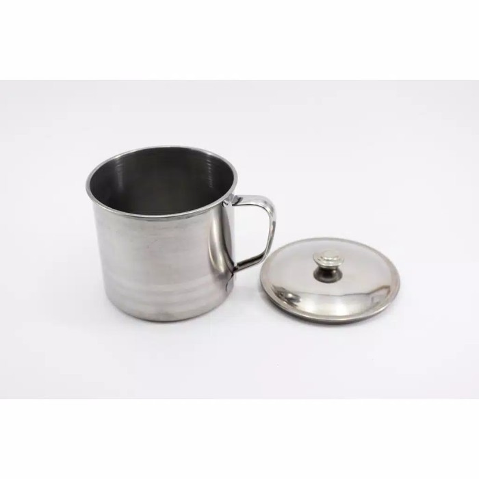 Jual mug stainless 12 cm gelas starbuck gelas kopi stainless | Shopee ...