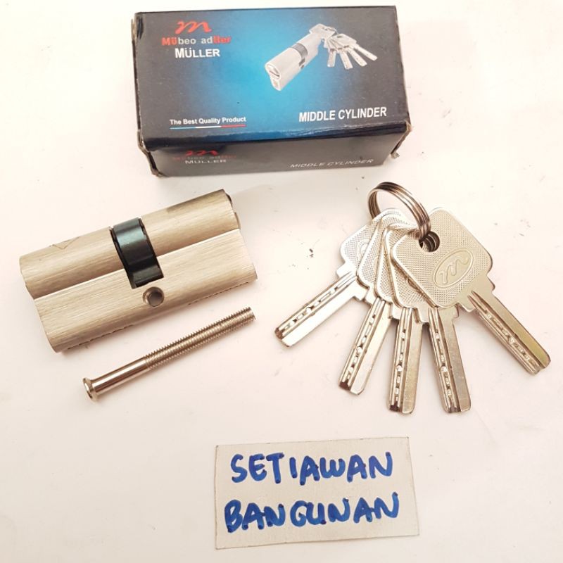 Jual Kunci Pintu Silinder Tanggung Komputer Key MULLER | Shopee Indonesia