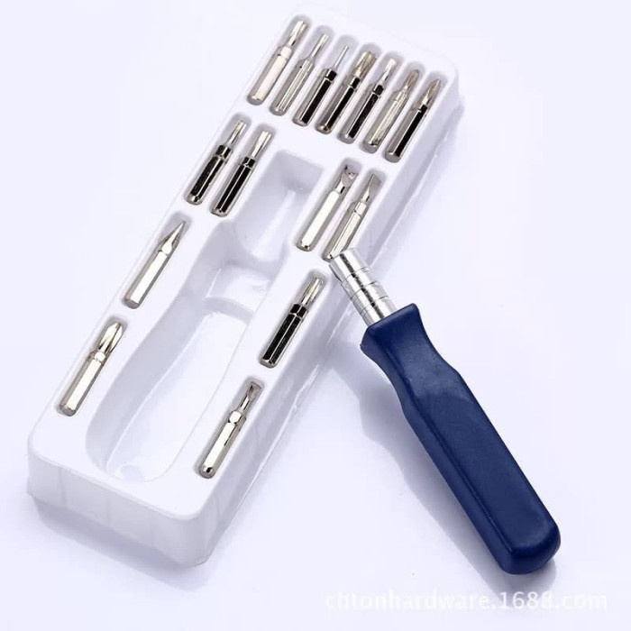 Jual Multifungsi Obeng Mata Mini Set 16in1 Serbaguna Screw Driver HEX ...