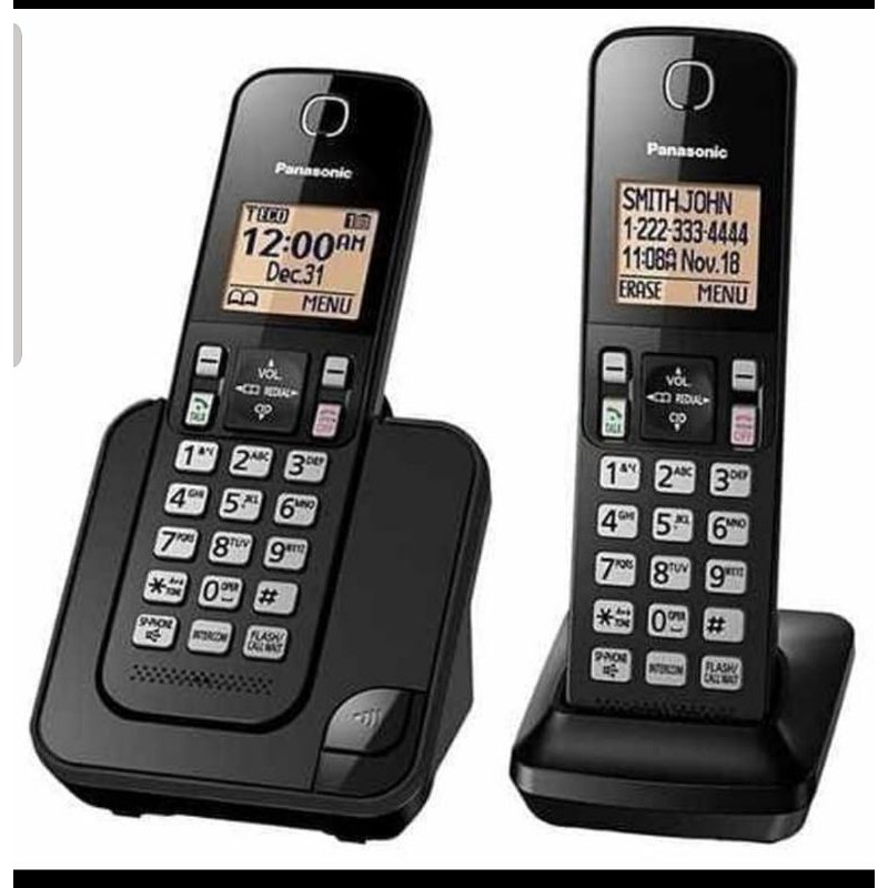 Jual Telepon Wireless Panasonic KX-TGC352 Panasonic Wireless 2 headset | Shopee Indonesia