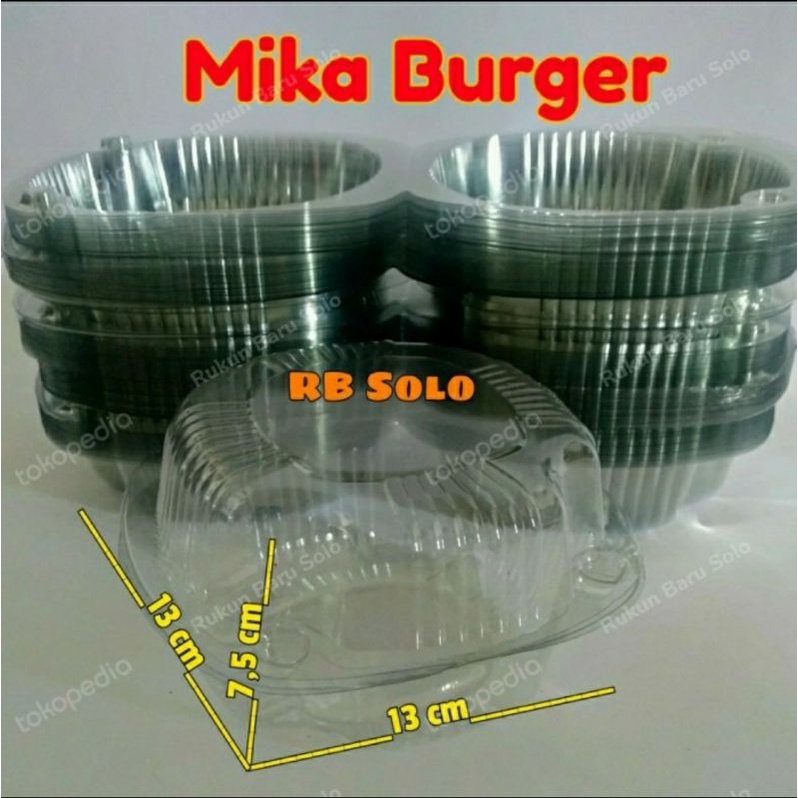 Jual Mika Burger HB 01 isi 25 pcs | Shopee Indonesia